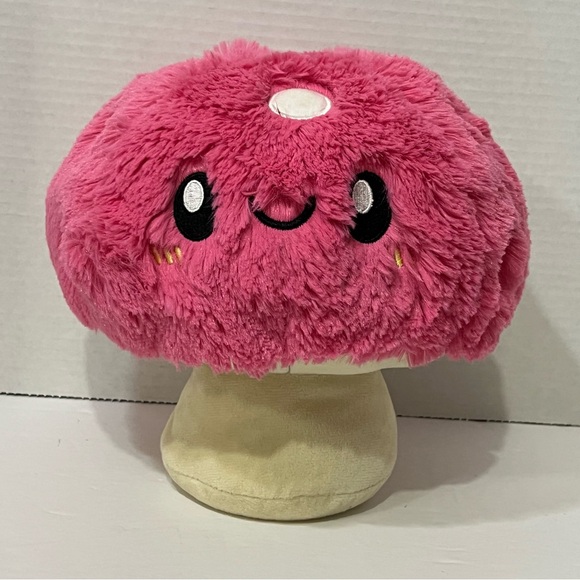 Toys | Squishable Cute Pink White Spotted Mushroom Fungi 85 Stuffed ...